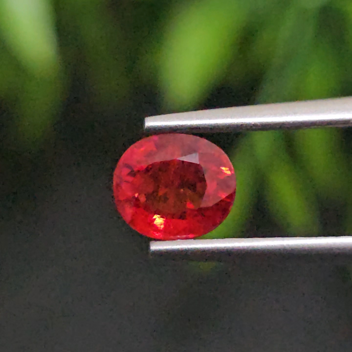 พลอย ทับทิม ซองเจีย Songea Ruby Sapphire 1.13 กะรัต (Cts.) พร้อมใบเซอร์ ...