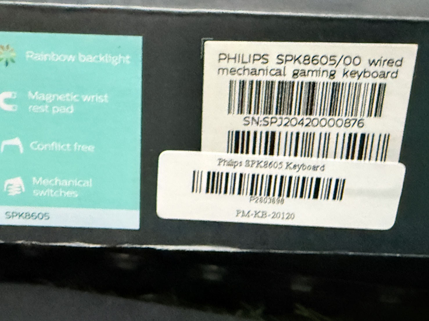 KeyBoard Philips Gaming RGB G605/SPK8605 - คอมมือสอง | จำหน่ายคอมมือสอง ...